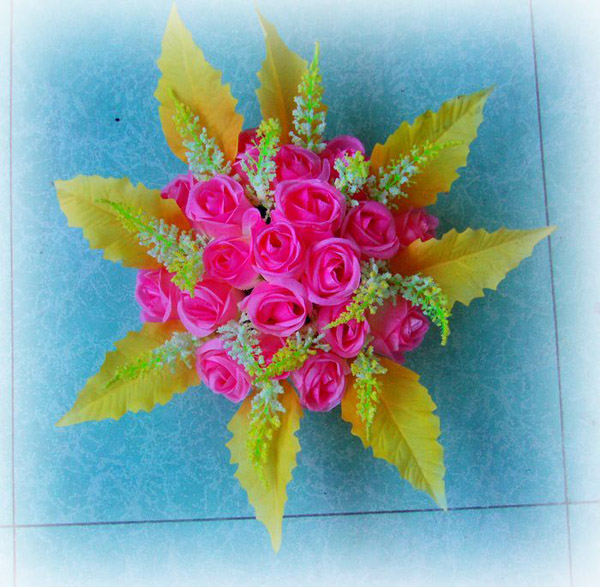 Photo, Image & Picture of Chinese Silk Fabric Flower