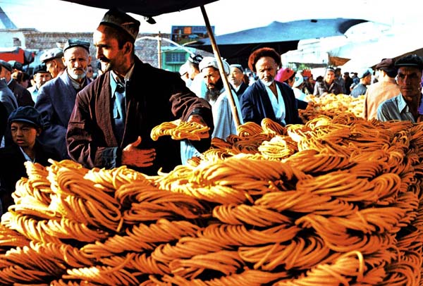 Photo, Image & Picture of Bustling Sunday Bazaar